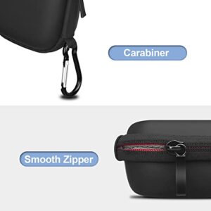 BOVKE Carrying Case for Samsung Galaxy Buds 2 Pro (2022) / Galaxy Buds 2 (2021) / Galaxy Buds Pro (2021) / Galaxy Buds Live (2020) Wireless Bluetooth Earbuds Noise Cancelling Headphones, Black