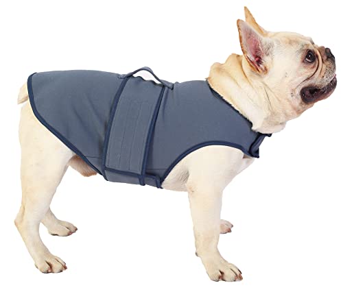 SyChien Dog Anxiety Jacket Calming Relief Shirt,Calming Vest Coat for Extra Large boy Girl Dogs,Deep Blue XL