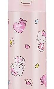 Hello Kitty Stainless Steel Insulated Water Bottle with Handle 500ml- Pink