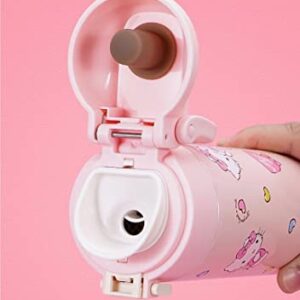 Hello Kitty Stainless Steel Insulated Water Bottle with Handle 500ml- Pink