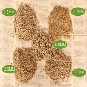 Animal Feed Food Pellet Machine, Manual Birds Fishing Bait Granulator Pelleter, with 1.5/2/2.3/2.5/3/3.5/4/5/6/7/8/9/10mm Molds, for Fish Parrot Chin Indigo Birds Larks Thrush