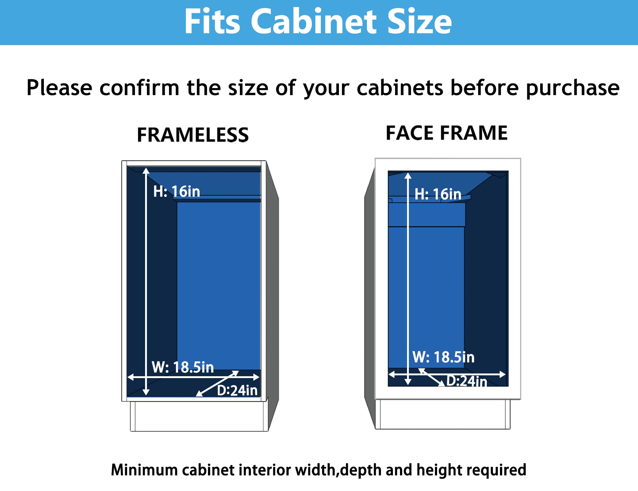 LOVMOR Slide Out Cabinet Drawers Pots and Pans Organizer and Storage, 14" W x 21" D, 2 Tier