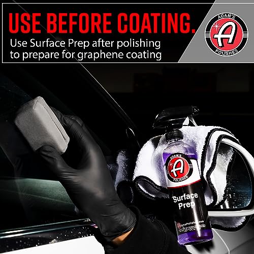 Adam's Surface Prep (16oz) - A Cleaner That Ensures Your Paint is Clean & Ready to Apply Any 9H Top Coat Ceramic Coating After Clay Bar, Car Wash & Orbital Polisher Treatment Purple