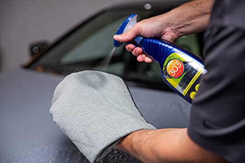 303 (30265 Slick Shine Ceramic Detailer - SiO2 and Carnauba Infused Ceramic Coating - Premium Ceramic Detailing Spray - Increases Shine and Gloss - Works on Paint, Glass, and Wheels - 16Oz