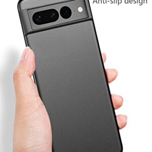 Bastmei Google Pixel 7 Pro 5G Case (2022) - Ultra-Light, Slim Camera Protection Hard PC Cover - Gravel Black