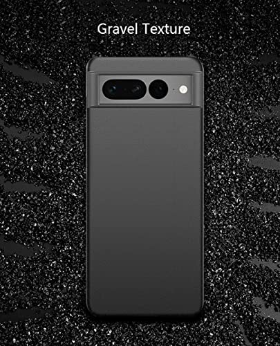 Bastmei Google Pixel 7 Pro 5G Case (2022) - Ultra-Light, Slim Camera Protection Hard PC Cover - Gravel Black