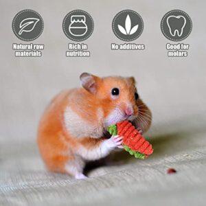 Rabbit Chew Toys,150g Bunny Treats,Guinea Pig Food Natural Small Animal Teeth Molar Toys for Hamster Chinchilla Gerbil Squirrel