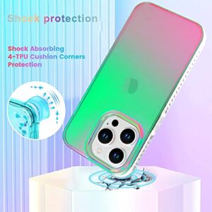 Bonoma iPhone 13 Pro Max Bling Fluorescent Matte Luxury Case - Shockproof, Anti-Skid, Camera & Screen Protector