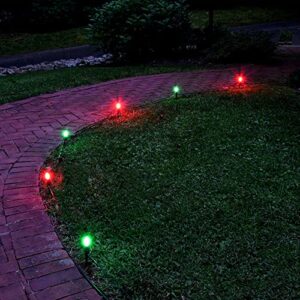 Dazzle Bright 5.5 Inch 100 Pack Christmas Light C9 Stakes + 100 LED 66 FT C9 Christmas String Lights