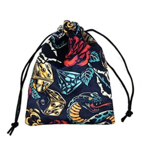 Rollooo 4 Pcs 11 x 15cm Velvet Drawstring Bags Rainbow Jewelry Pouches Black Lining Inside