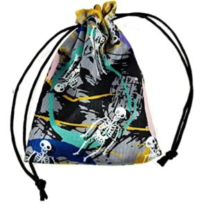 Rollooo 4 Pcs 11 x 15cm Velvet Drawstring Bags Rainbow Jewelry Pouches Black Lining Inside