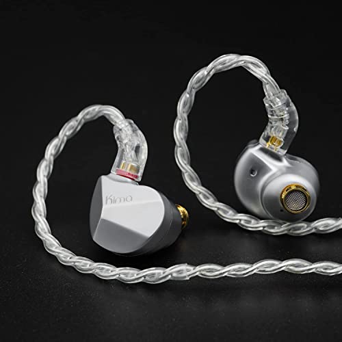 HiFiGo Dunu Kima Single 10mm Dynamic Driver in-Ear Monitors, DLC Diaphgram Dual-Chambered IEMs in-Ear Earphones (DUNU KIMA)