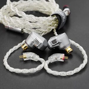 HiFiGo Dunu Kima Single 10mm Dynamic Driver in-Ear Monitors, DLC Diaphgram Dual-Chambered IEMs in-Ear Earphones (DUNU KIMA)