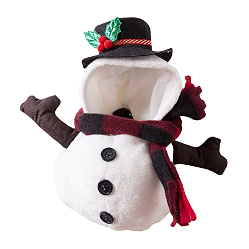 Pet Clothes for Medium Dogs Female Pet Christmas Funny Funny Dog Snowman Turns Into Snowman Costume.