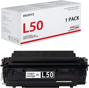 l50 toner cartridge: replacement for canon l50 toner imageclass d660 d661 d680 d760 d761 d780 d860 d861 d880 printer toner, 1 pack black | l-50 (6812a001)