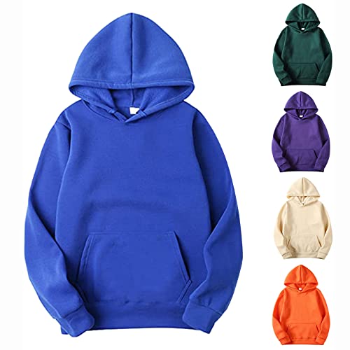 UOCUFY Mens Shirts Sweatshirt Hoodies for Men Patchwork Hoodie Hooded Sweatshirt Top Tee Outwear Blouse Sweatshirt Hoodies qg09 Orange