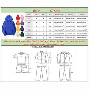 UOCUFY Mens Shirts Sweatshirt Hoodies for Men Patchwork Hoodie Hooded Sweatshirt Top Tee Outwear Blouse Sweatshirt Hoodies qg09 Orange