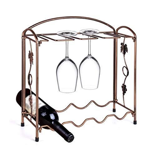 Creative Simplicity Creative Simplicity Wine Cabinet Ornaments Wrought Iron Multifunction Tumbler Rack Upside Down Home Creative Personality, PIBM