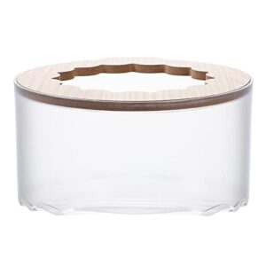 luozzy hamster bathroom hamster sand bath house rat toilet hamster hideout hamster bath box (a)