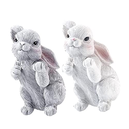 Cabilock Free Gray Kitchen Beckoning Towel Adhesive Bag Sundries Hanging Coat Rabbit Clothes Shape Shaped Wall Hangers Organizer Resin Hanger Figurine Door Bathroom Punch Hat Bunny Hooks