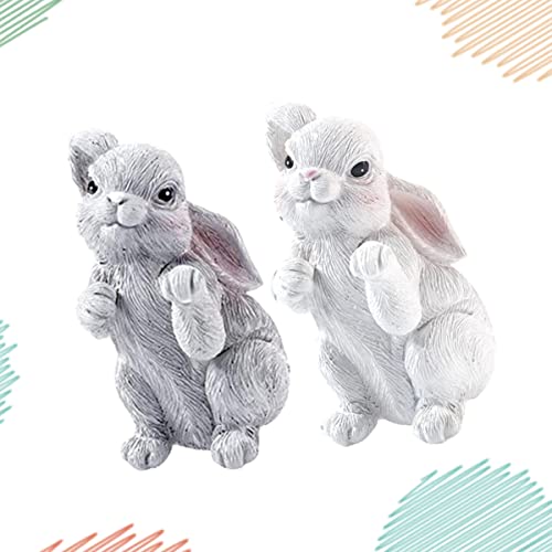 Cabilock Free Gray Kitchen Beckoning Towel Adhesive Bag Sundries Hanging Coat Rabbit Clothes Shape Shaped Wall Hangers Organizer Resin Hanger Figurine Door Bathroom Punch Hat Bunny Hooks