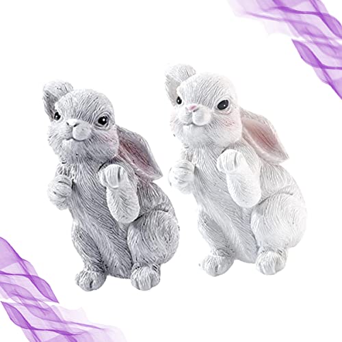 Cabilock Free Gray Kitchen Beckoning Towel Adhesive Bag Sundries Hanging Coat Rabbit Clothes Shape Shaped Wall Hangers Organizer Resin Hanger Figurine Door Bathroom Punch Hat Bunny Hooks