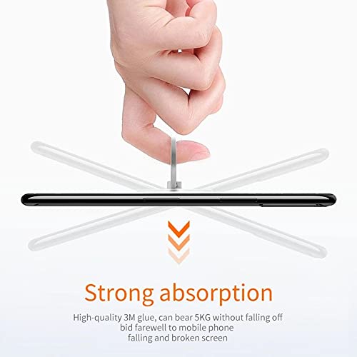 NLQHOPTS Transparent Cell Phone Ring Stand Holder, 4 Packs Phone Ring Holder Kickstands, 360° Degree Rotation Clear Finger Ring Grip Stand Compatible with Most Smartphones and Tablet