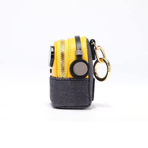 FION x Minion Mini Pouch Small Nano Bag for Airpods Cute Earphone Case Tiny Coin Purse with Removable Crossbody Strap