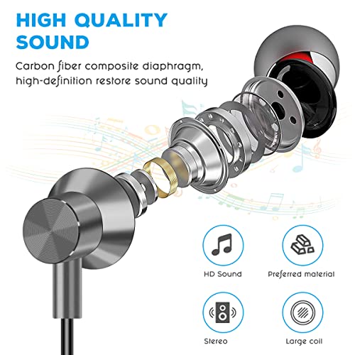 Earphones Wired in Ear Headphones Earbuds for iPhone 14/14 Pro Max /13/13 Pro Max/ 12/12 Mini 11 Pro/11 Pro Max Headphones