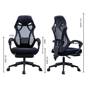 Ergonomic Mesh Office Chair High Back Computer Chair Desk Chair Mesh Chair with Thick Cushion Soft Adjustable (Color : C)