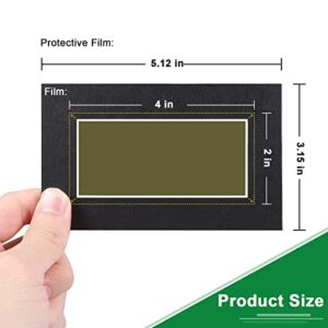 2 x 4 Inch Magnetic Field Viewing Film, Magnetic Field Viewer, Magnetic Flux Display, Magnet Pattern Detector, See Magnetic Field for Scientific Project Teaching (2 x 4 Inch)