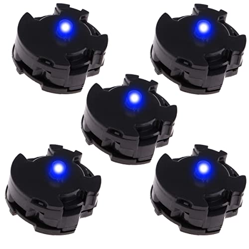 Tesytto 5PCS LED Units for Gundam Models Kits, MG LED Unit Set for Gundam 00 MG GN-X Light Up Certain Gundam Models Hobby Accessories (Blue)