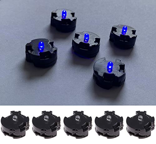 Tesytto 5PCS LED Units for Gundam Models Kits, MG LED Unit Set for Gundam 00 MG GN-X Light Up Certain Gundam Models Hobby Accessories (Blue)