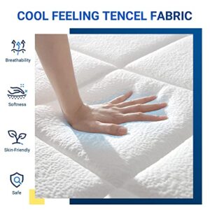 King Mattress, Avenco 12" Hybrid Mattress King with Latex Memory Foam, Motion Isolation Individually Pocket Spring Mattress, Medium Firm, Relieves Pain & Pressure Points & Cooling King Bed (NDSM30)