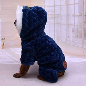 Dog Girl Clothes Large Pet Clothing Polyester Hoodied Sweatshirts Cat Clothes Plus Plush Girl Dog Sweaters for Extra Large Dogs