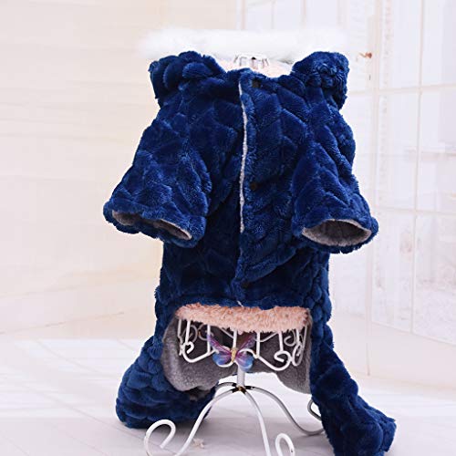 Dog Girl Clothes Large Pet Clothing Polyester Hoodied Sweatshirts Cat Clothes Plus Plush Girl Dog Sweaters for Extra Large Dogs