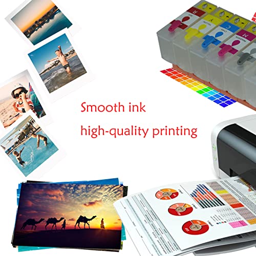 Gooyule 312XL No Chip Refill Ink Cartridges for XP-15000 XP-15010 XP-15080 Remanufactured Sublimation Ink Cartridges Without Chip & Ink for XP15000 Printer