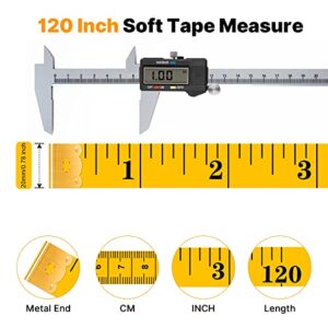 Tape Measure, 5 Packs 120 Inch/300cm Dual Scale Measuring Tape for Body Measurements, Sewing Fabric Soft Small Cloth Tailor Waist Tape Measure Body Measuring Tape Weight Loss