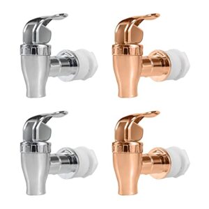 gwenbhmtool beverage dispenser replacement spigot for jug glass jar drink dispenser faucet reusable water dispenser spigot 4 pack