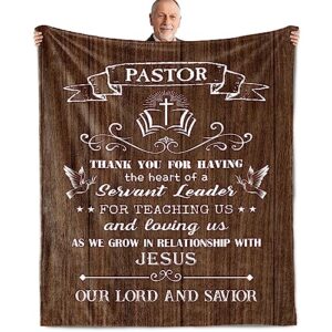 Pastor Appreciation Gifts, Pastor Gifts for Men, Unique Pastor Gifts, Pastor Gifts for Pastors Men, Pastor Gifts Throw Blankets 60x50 Inch