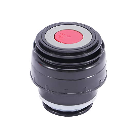 Vacuum Flasks Lid Universal Thermose Accessories Mug Outlet Travel Drinkware Thermos Cover(4.5cm Black red)