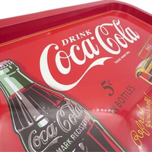 The Tin Box Company Coca Cola Rectangular Tin Tray (778417-12), Red