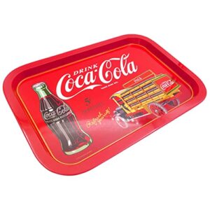 The Tin Box Company Coca Cola Rectangular Tin Tray (778417-12), Red