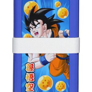 JUST FUNKY Dragon Ball Z Orange and Blue Goku Single Portion Compartment Bento Lunch Box