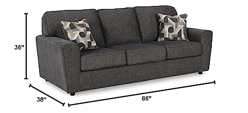 Signature Design by Ashley Cascilla Casual Sofa, Dark Gray