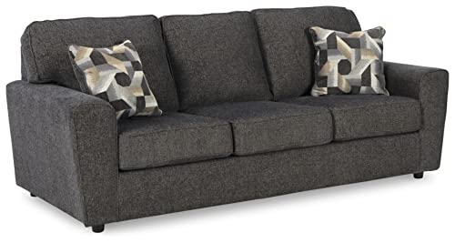 Signature Design by Ashley Cascilla Casual Sofa, Dark Gray