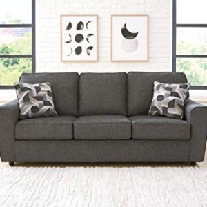 Signature Design by Ashley Cascilla Casual Sofa, Dark Gray