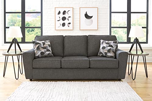 Signature Design by Ashley Cascilla Casual Sofa, Dark Gray