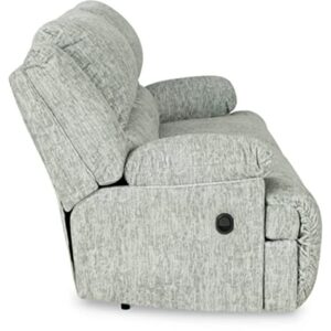 Signature Design by Ashley McClelland Transitional 2 Seat Reclining Sofa, Light Gray