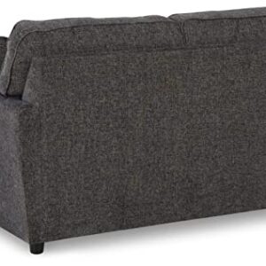 Signature Design by Ashley Cascilla Casual Loveseat, Dark Gray